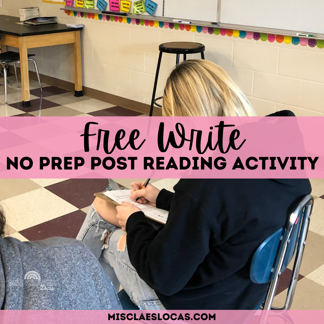 No Prep Post Reading Activities for any class - Mis Clases Locas