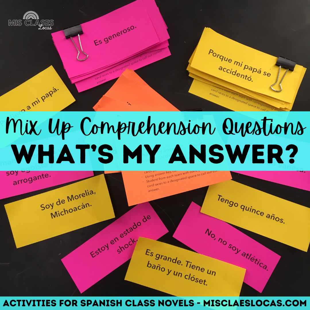 What's my answer? - fun game for any novel - Mis Clases Locas