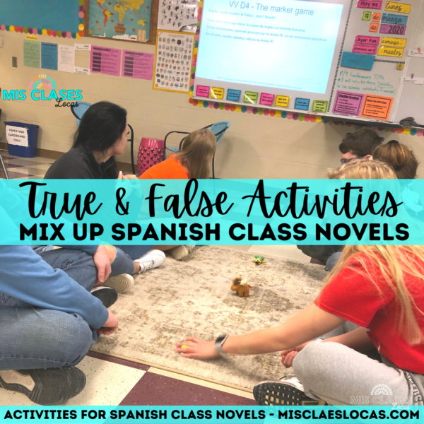 Activities for Spanish Class Novels - Mis Clases Locas