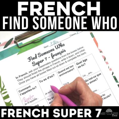 First Week of French Class - Mis Clases Locas