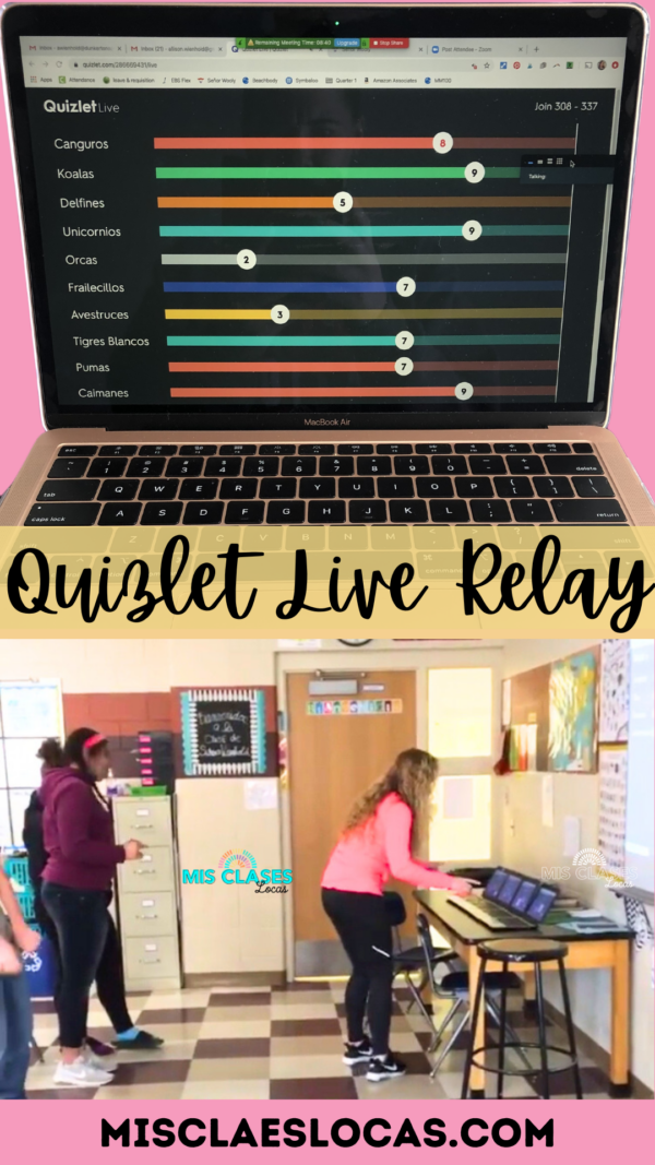 Quizlet Live Relay Race - Mis Clases Locas