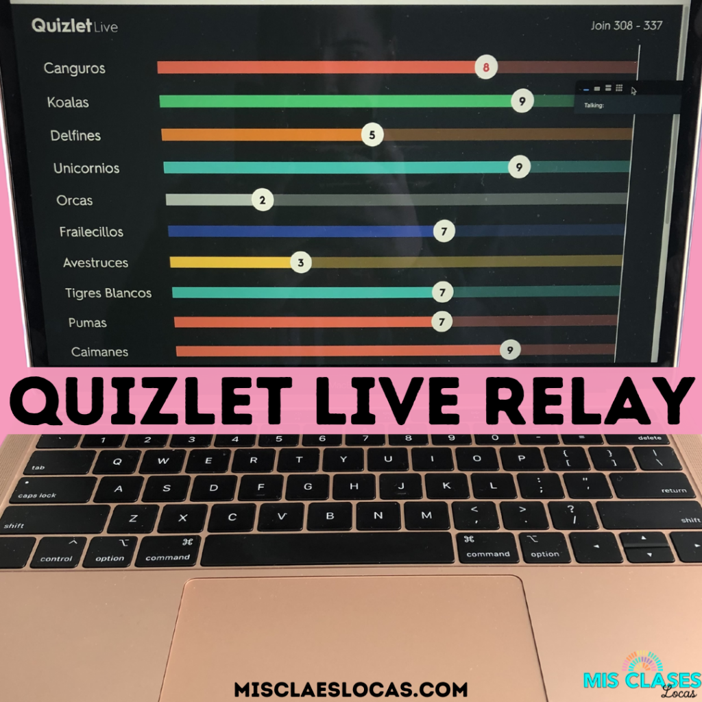 Quizlet Live Relay Race - Mis Clases Locas