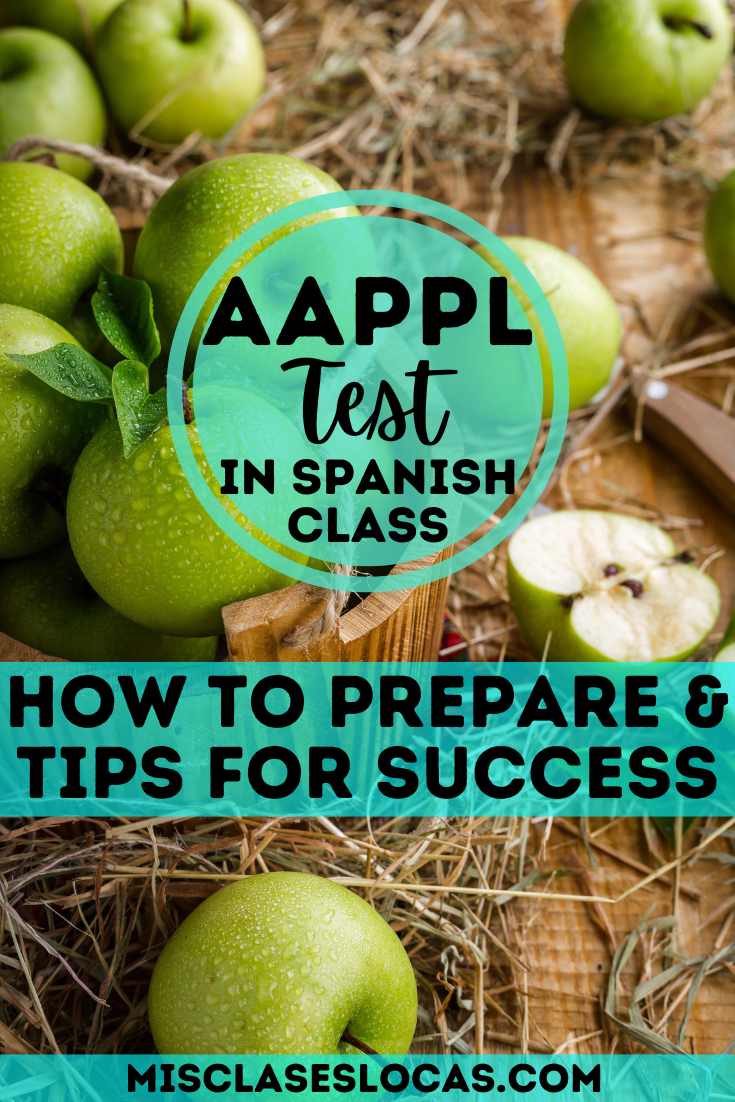 AAPPL test in Spanish class - Mis Clases Locas