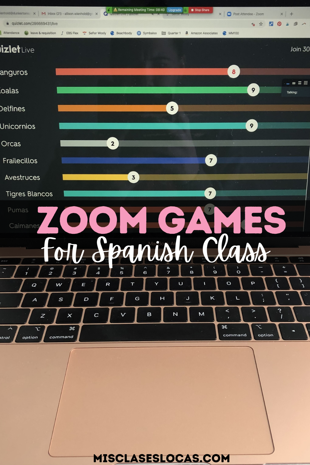 Zoom Games for High School Students in Spanish Class - Mis Clases Locas