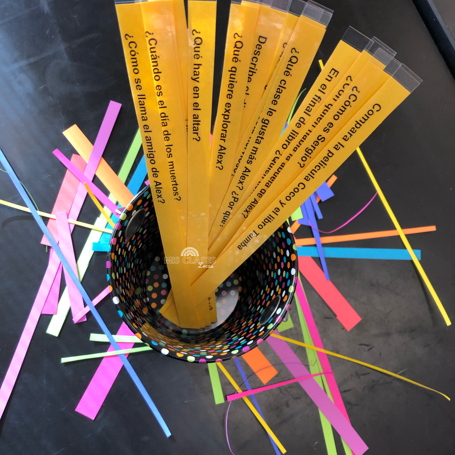 Question Conversation Cards in Spanish Class - Mis Clases Locas