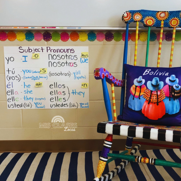 Pride in Spanish class - Mis Clases Locas