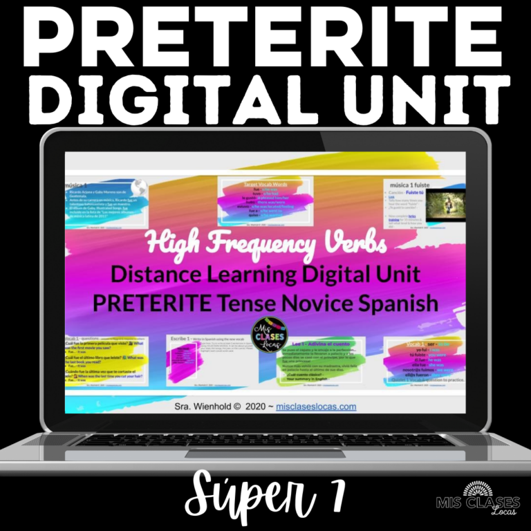 Preterite & Imperfect Spanish Class - Mis Clases Locas
