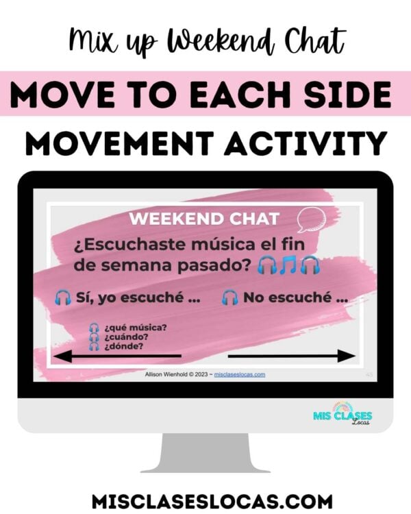 Weekend Chat 20 Ways to Mix Up Spanish Class - Mis Clases Locas