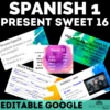 Present Tense Verbs Spanish Class - Mis Clases Locas