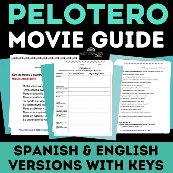 Pelotero in Spanish Class - Mis Clases Locas