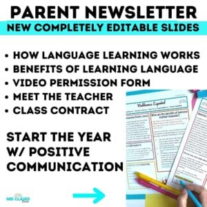 1st Week of Spanish Back to School BUNDLE - Mis Clases Locas