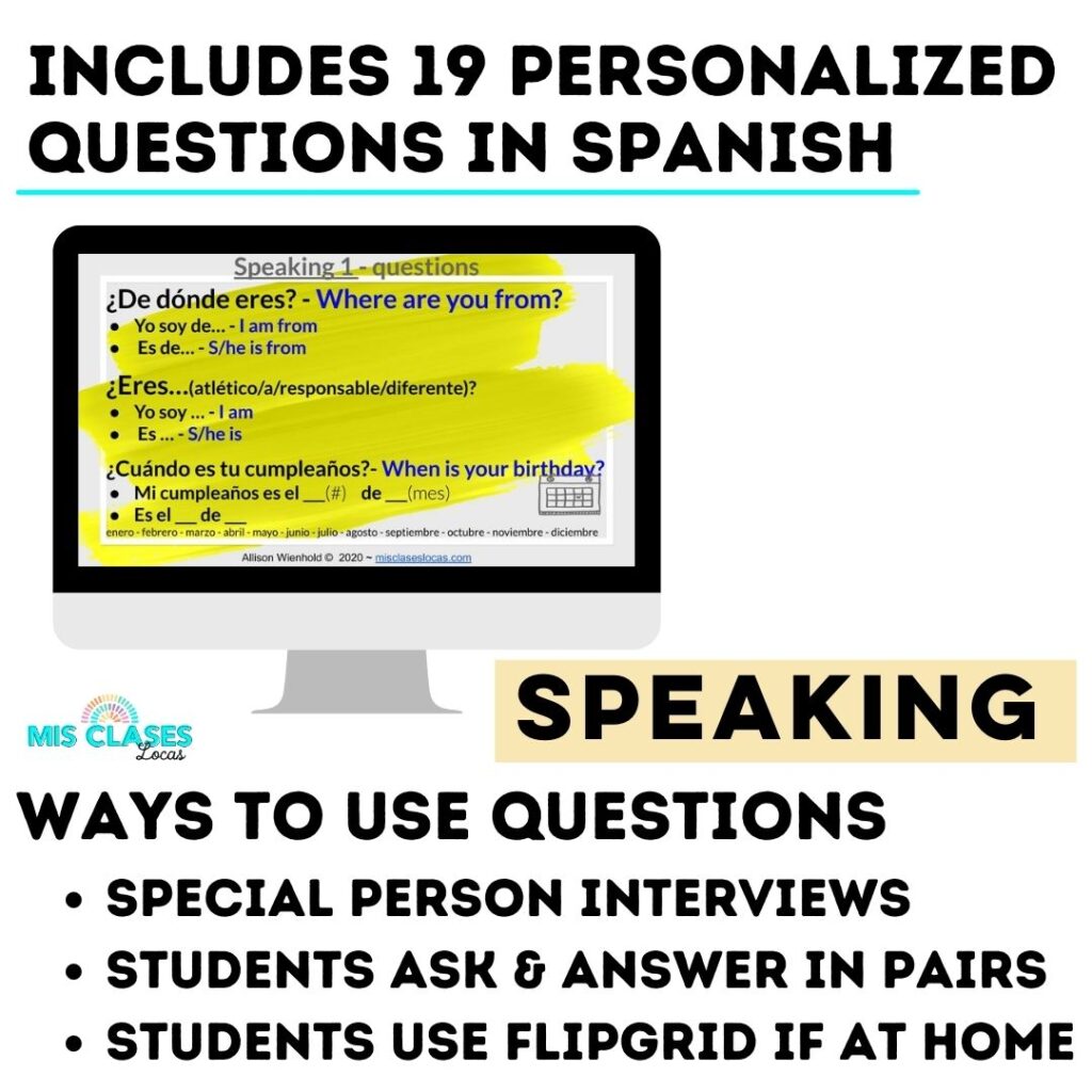 Super 7 Present Google Slides Unit 1 - Mis Clases Locas