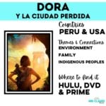 Dora & the Lost City of Gold Movie Guide - Mis Clases Locas