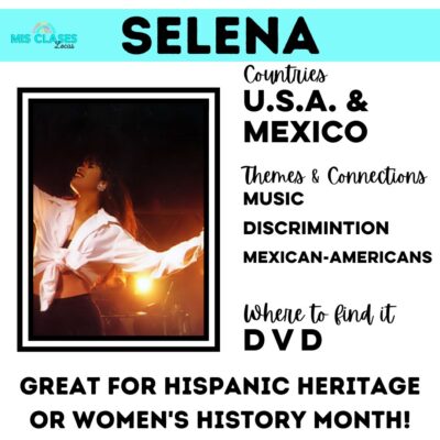 Selena Movie Guide for Spanish Class - Mis Clases Locas