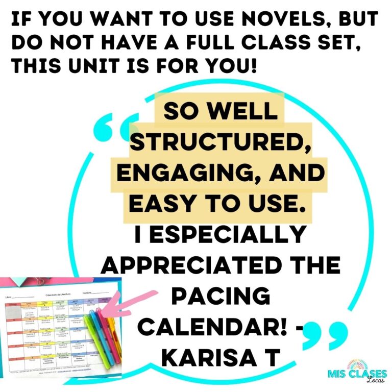 Literature Circles Spanish Lit Circles - Mis Clases Locas
