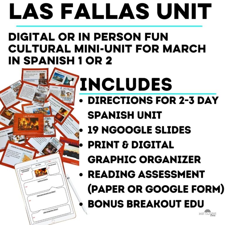 Spanish Spring Break Primavera BUNDLE - Mis Clases Locas