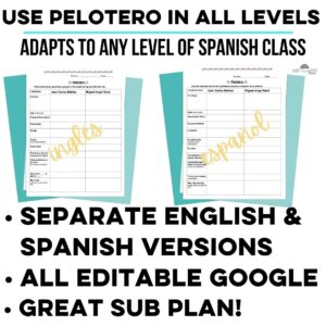 Pelotero Movie Guide Questions in Spanish - Mis Clases Locas