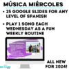 Música miércoles 2024 Spanish Bell Ringers - Mis Clases Locas