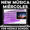 Música miércoles - Mis Clases Locas