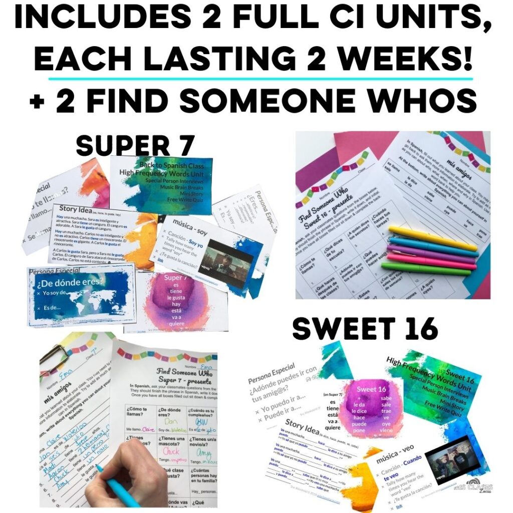 Essential Middle School Spanish 1 Curriculum - Mis Clases Locas