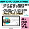 Afro-Latino Music Spanish Bell Ringers 2024 - Mis Clases Locas