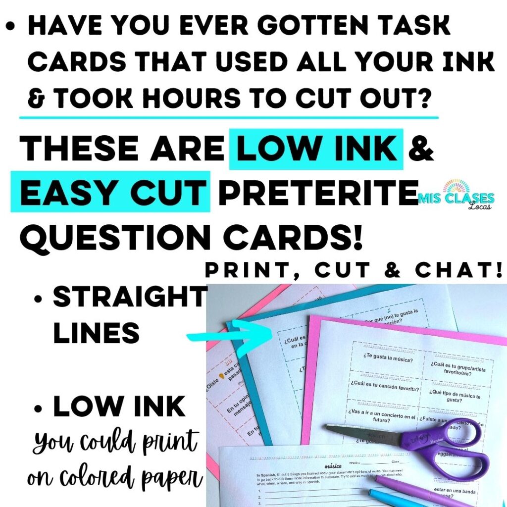 Spanish Conversation Cards Bundle - Mis Clases Locas