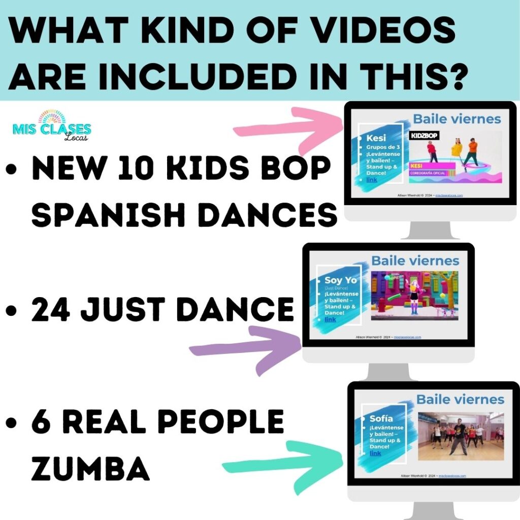 Middle School baile viernes - Mis Clases Locas