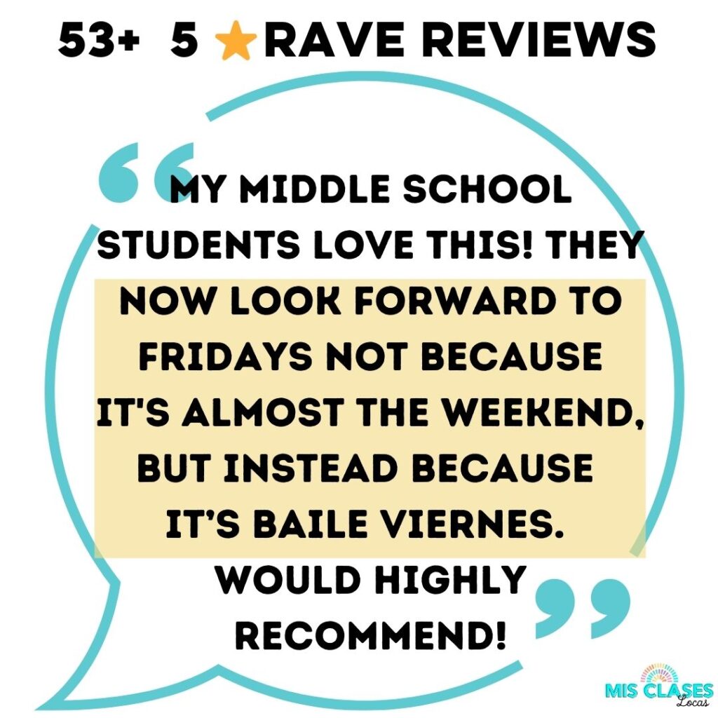 Middle School baile viernes - Mis Clases Locas