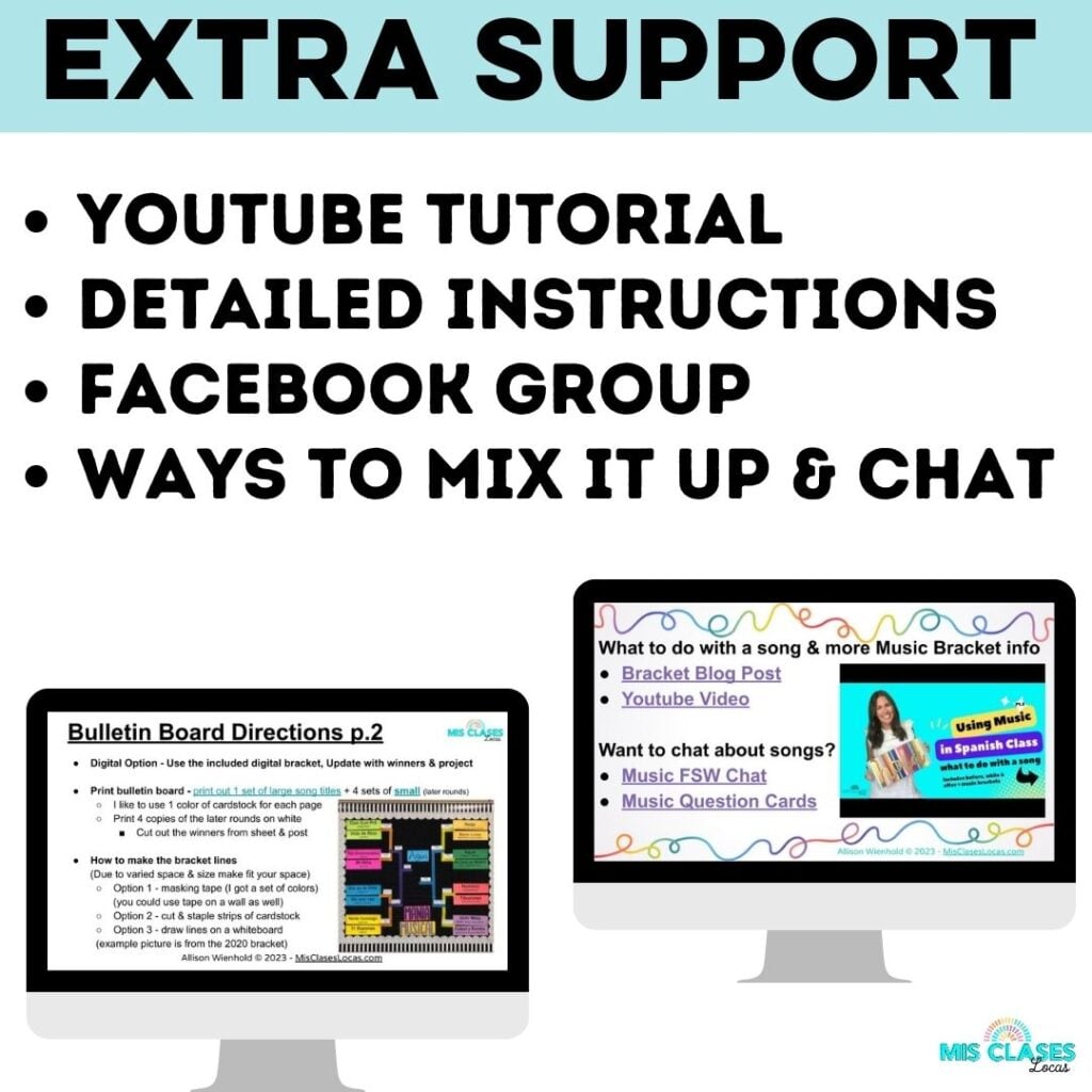 2026 Spanish Music Bracket mania musical - Mis Clases Locas