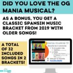 2026 Spanish Music Bracket mania musical - Mis Clases Locas