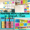 Spanish Classroom Decor Posters with a Purpose - Mis Clases Locas