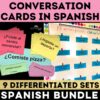 Question Conversation Cards in Spanish Class - Mis Clases Locas