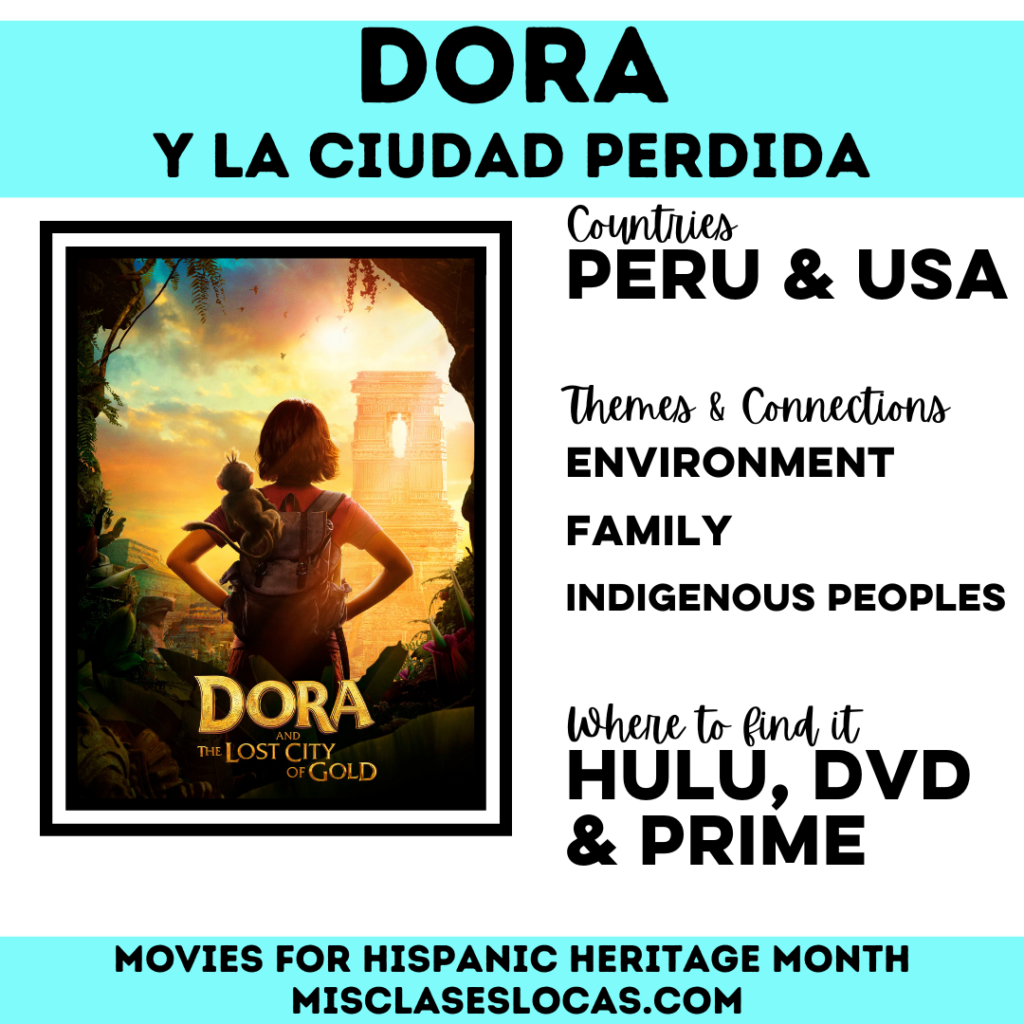 Hispanic Heritage Month Movies in Spanish - Mis Clases Locas
