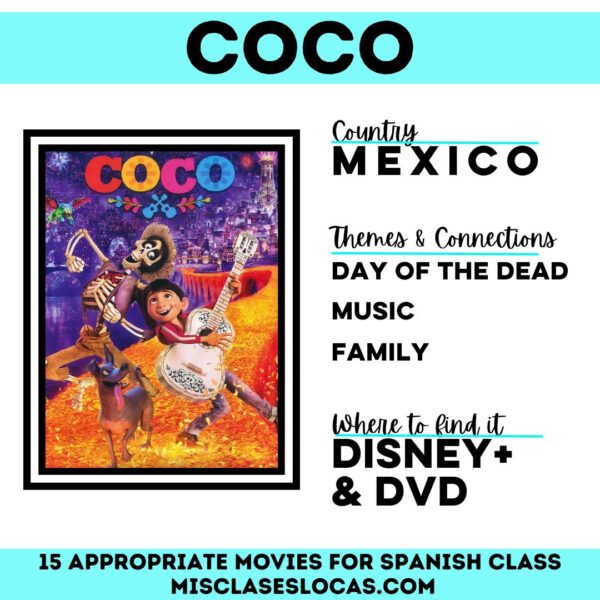 20 Appropriate Movies for Spanish Class 2025 - Mis Clases Locas
