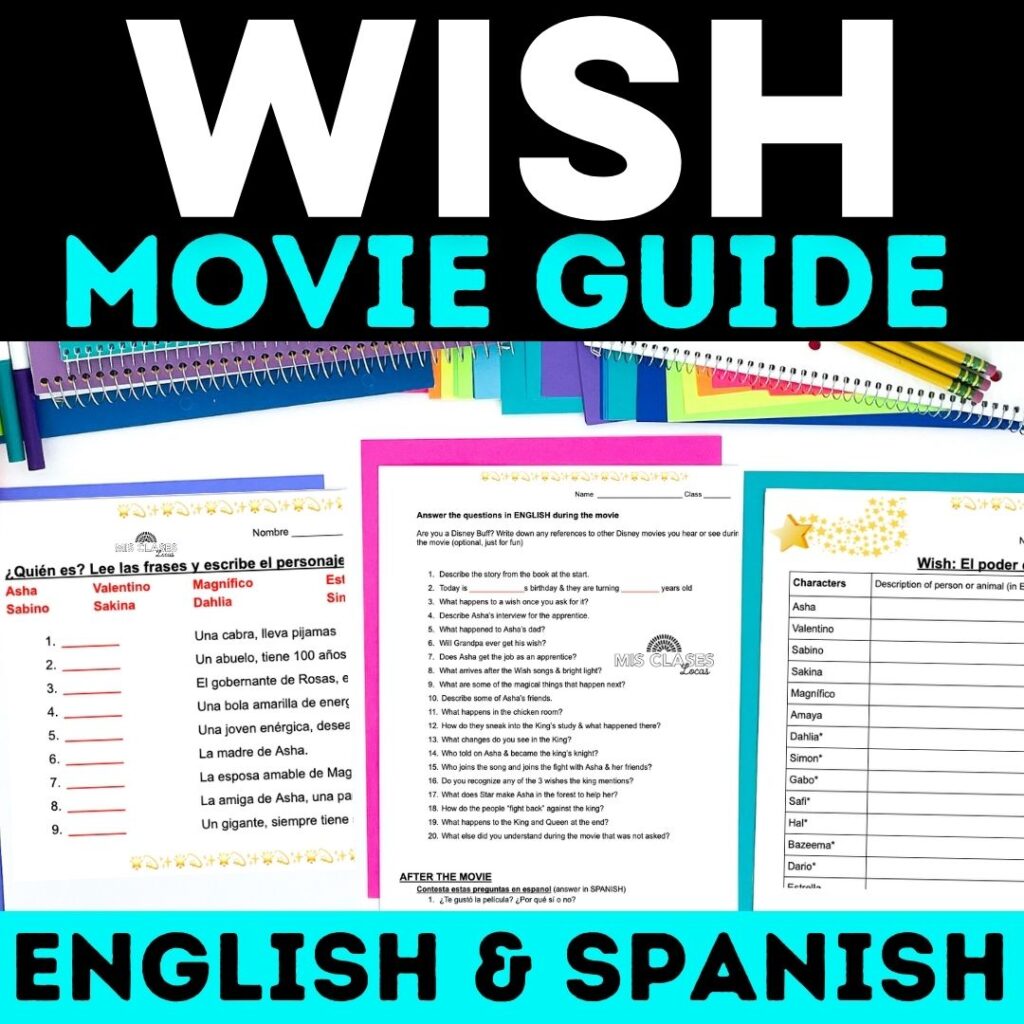 Selena Movie Guide for Spanish Class - Mis Clases Locas