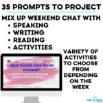 Weekend Chat 2024 Spanish Class Preterite - Mis Clases Locas