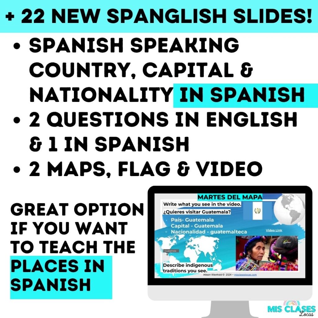 Spanish Speaking Countries Videos in ENGLISH - Mis Clases Locas