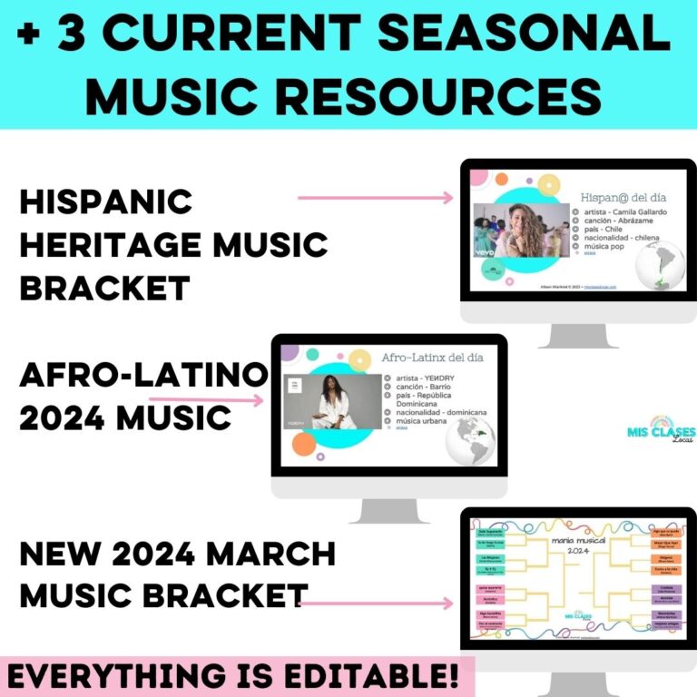 Spanish Bell Ringers Para Empezar 24-25 - Mis Clases Locas