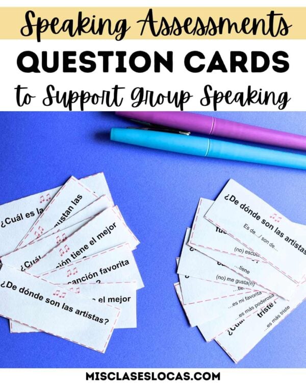 Assess Spanish Speaking - Mis Clases Locas
