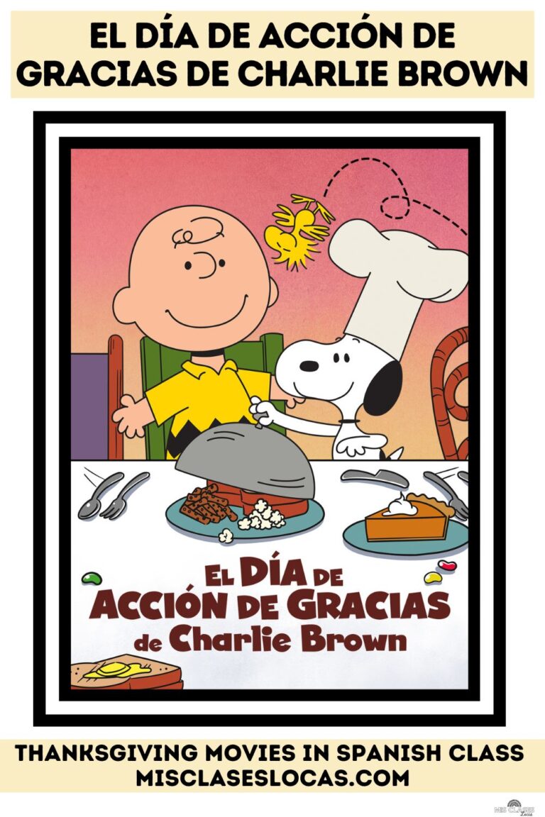 Thanksgiving Movies for Spanish Class - Mis Clases Locas