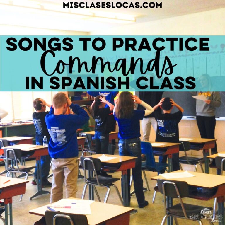 Teaching Command Verbs in Spanish Imperative - Mis Clases Locas