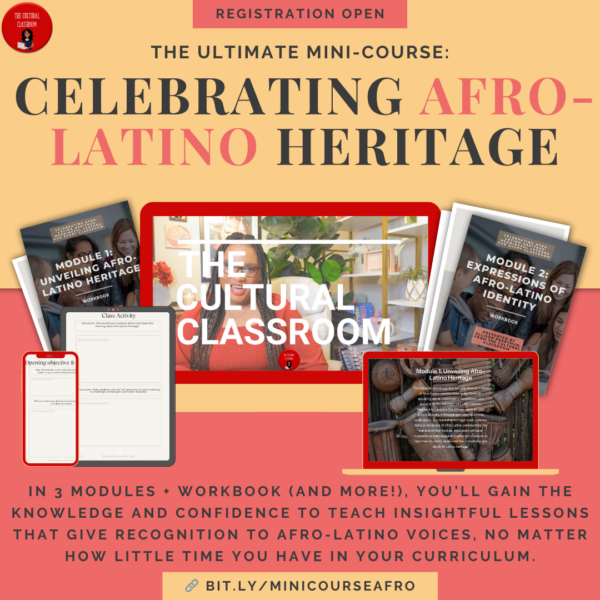 Afro-Latino Culture in Black History Month - Mis Clases Locas