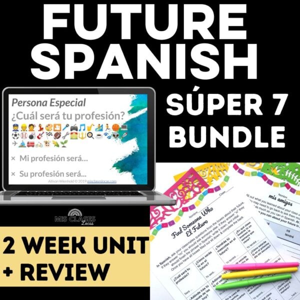 Simple Spanish Future Tense Practice Worksheets - Mis Clases Locas