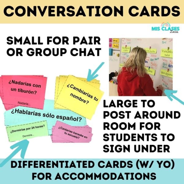 Conditional Tense Spanish Practice Activities - Mis Clases Locas
