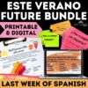 End of School Year Spanish Class Activities - Mis Clases Locas