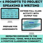 Spanish Conditional Tense Practice Slides - Mis Clases Locas