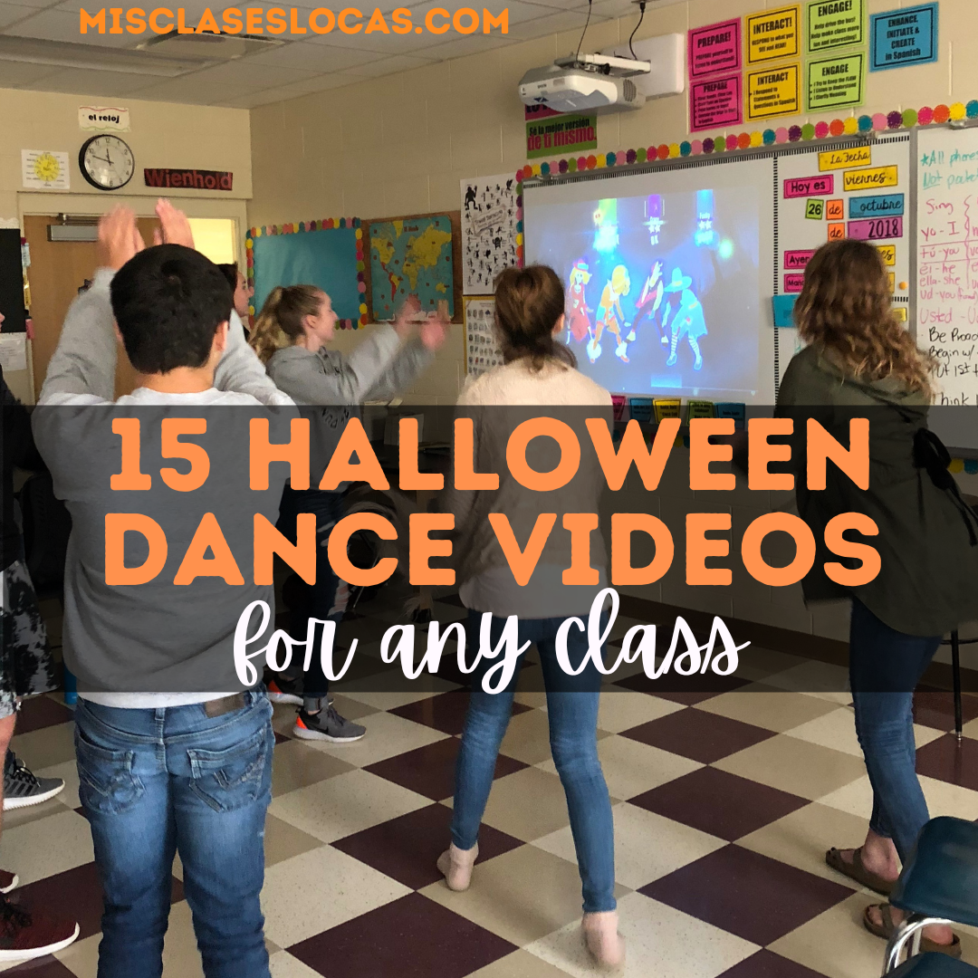 Halloween Just Dance Videos for any Class - Mis Clases Locas