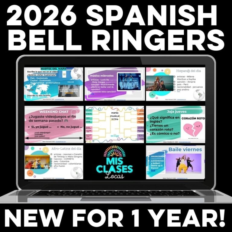 Spanish Class Routines - Mis Clases Locas